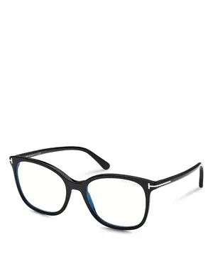 TOM FORD Square Blue Light Glasses - Black