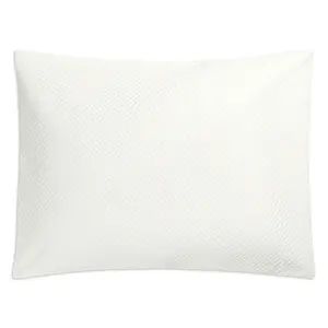MATOUK Basketweave Quilted Standard Sham - Bone
