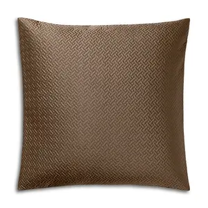 MATOUK Basketweave Quilted King Sham - Mocha