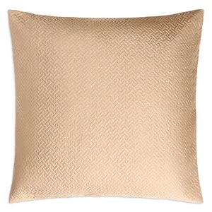 MATOUK Basketweave Quilted Euro Sham - Ambrosia