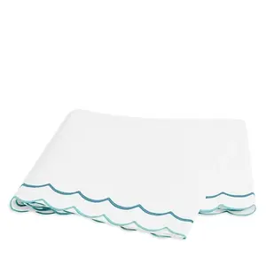 MATOUK India Flat Sheet, King - Cerulean