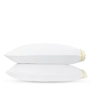 MATOUK India Standard Pillowcase Pair - Lemon