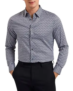Ted Baker London Emmets Printed Button Front Shirt