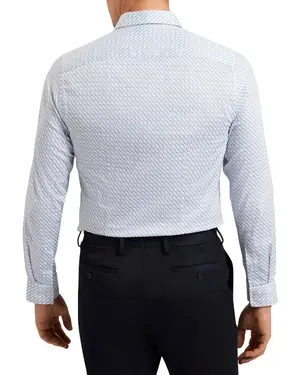 Ted Baker London Remford Slim Fit Button Front Shirt