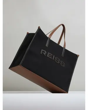REISS Lola Logo Tote