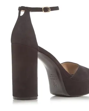 STUART WEITZMAN Sabrina Platform Sandals - Black