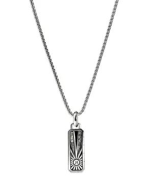 John Hardy Sterling Modern Talisman Lapis Lazuli Pendant Necklace - Silver