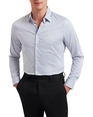 Ted Baker London Kapler Slim Fit Button Front Shirt - White