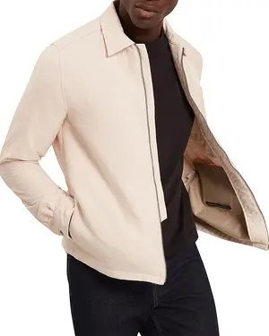 Ted Baker London Thova Relaxed Fit Quilted Overshirt - Beige