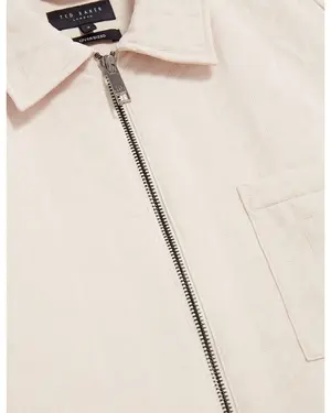 Ted Baker London Thova Relaxed Fit Quilted Overshirt - Beige