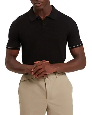 Ted Baker London Chapal Chevron Stitch Polo Shirt