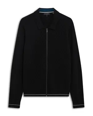 Ted Baker London Lysand Zip Sweater - Black