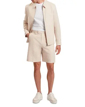 Ted Baker London Slim Fit Linen Shorts - Ecru