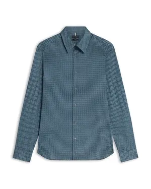 Ted Baker London Caylaxe Slim Fit Shirt - Navy