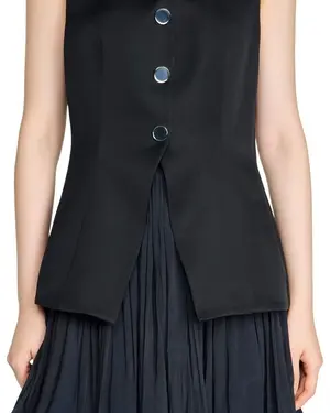 Sandro Nilda Short Bubble Dress