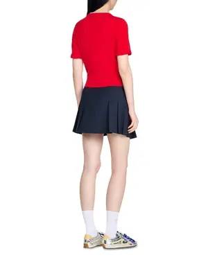 Sandro Layered Look Sweater