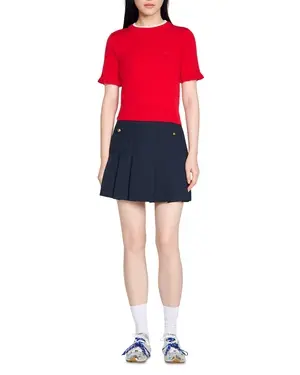 Sandro Layered Look Sweater