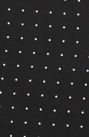 TOM FORD Polka Dot Mulberry Silk Pocket Square - Black
