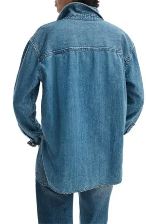 Rag & Bone Connie Featherweight Denim Button-up Shirt - Everglade