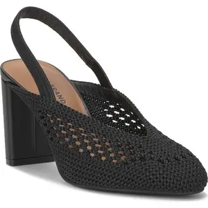 Lucky Brand Melony Slingback Pump - Black Knit