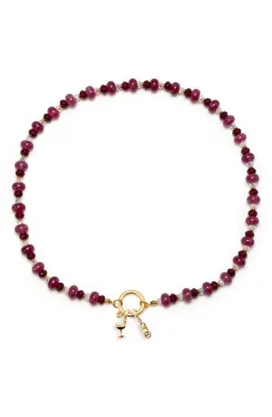 LITTLE WORDS PROJECT Dinner Party Charm Holder Necklace