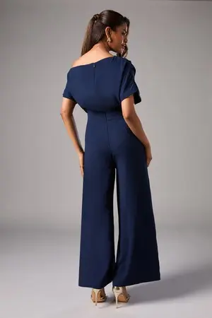 Coast Petite Pleat Off-the-shoulder Jumpsuit