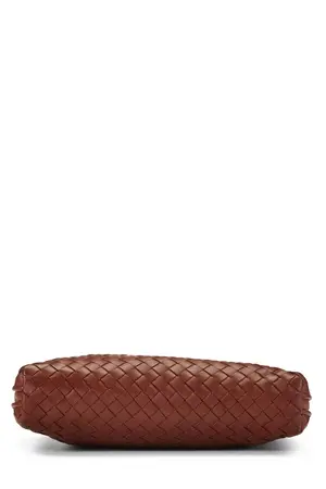 Bottega Veneta Intrecciato Leather Nodini Crossbody - Brown