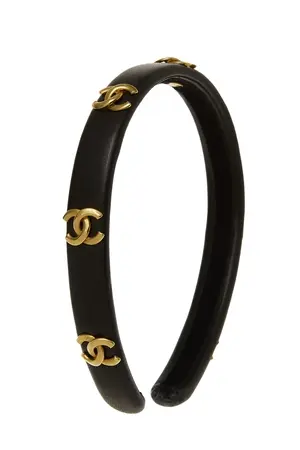 CHANEL Leather Headband