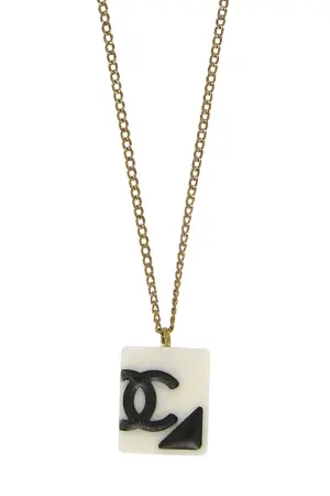 Chanel Acrylic Cambon Necklace