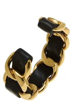Chanel Plated Chain Cuff - Gold