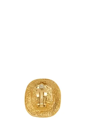 Chanel Gripoix Clip-on Earrings