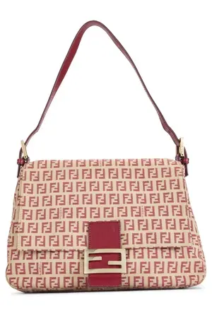 Fendi Zucchino Mama Bag - Red