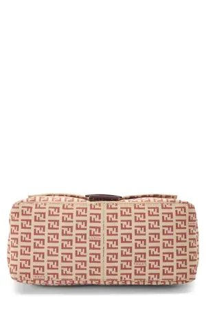 Fendi Zucchino Mama Shoulder Bag - Red