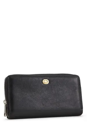 Gucci Calfskin Zip Around Wallet
