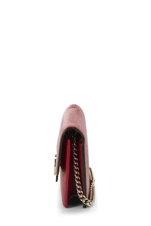 Gucci Interlocking Wallet On Chain - Red