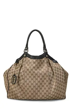 Gucci Original Gg Sukey Tote - Black