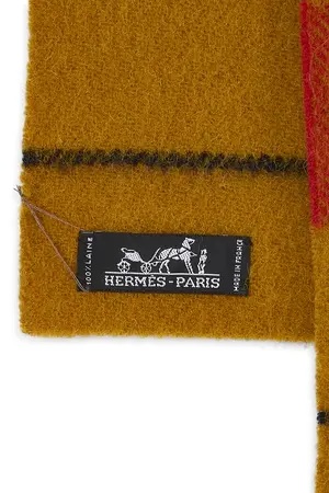 Hermès Multicolor Wool Scarf
