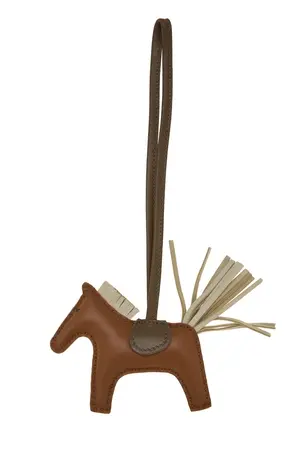 Hermès Milo Leather Rodeo Bag Charm - Brown