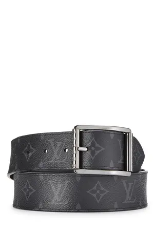 LOUIS VUITTON Monogram Eclipse Ceinture - Brown