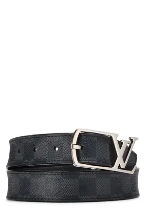 LOUIS VUITTON Damier Graphite Neogram Ceinture 80 - Black