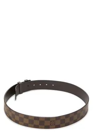 LOUIS VUITTON Damier Ebene Ceinture Initiales Belt