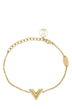 LOUIS VUITTON Monogram Essential V Bracelet - Brown