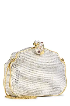 Judith Leiber Crystal Embellished Minaudière