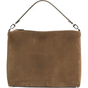 TOTEME Medium Bevel Corded Suede Hobo Bag
