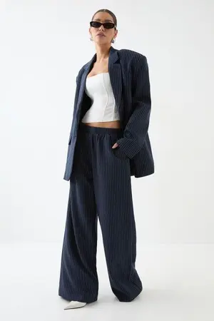 MISSPAP Pinstripe Oversized Blazer