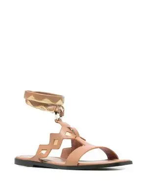 DI GAIA Jane Cutout Studded Sandals