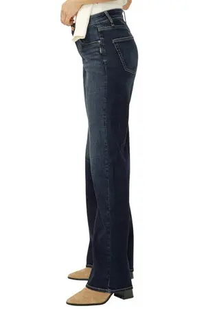SILVER JEANS CO. Suki Curvy Mid Rise Wide Leg Jeans