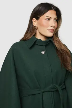 WALLIS Belted Cape