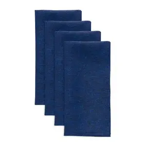 SOLINO HOME Linen Dinner Napkinsathena Royal Blue