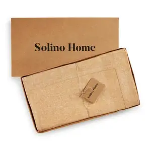 SOLINO HOME Linen Tableclothathena - Golden Nugget